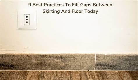 How To Fill Gap Between Skirting Board And Wood Floor