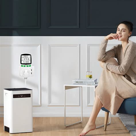 Фасунга с електромер Lcd дигитален дисплей следене на консумацията на енергия дисплей за