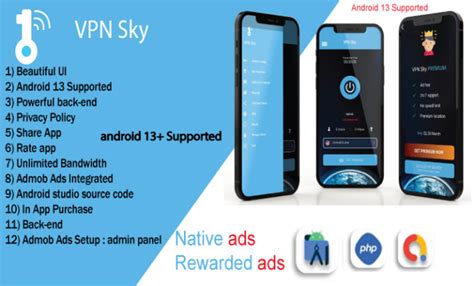 Create Vpn App For Android With Admin Panel And Admob Ads Or Free