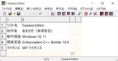 Github Asukaze55cassava Editor Csv Editor