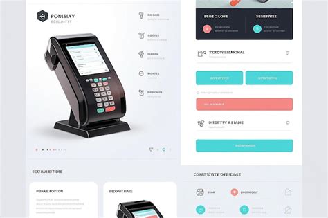 Pos Terminal Security Website Template Premium Ai Generated Image