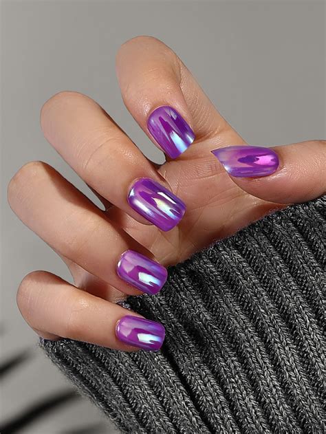 Накладные ногти с дизайном гальванизировать 24 шт купить с доставкой по выгодным ценам в