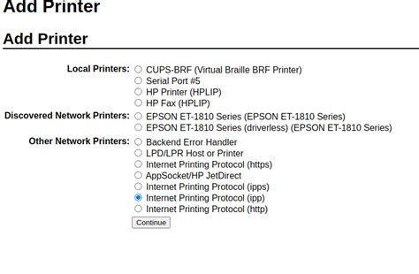 How To Setup Epson Ecotank Printer In Ubuntu Without Driver Available From Epson Ask Ubuntu