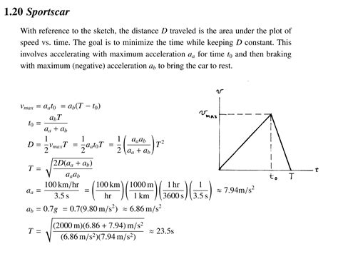 Homework And Exercises Kinematic Question Physics Stack Exchange