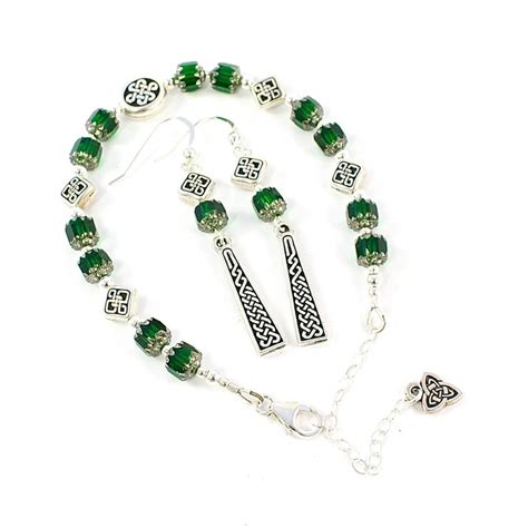 Celtic Earrings Celtic Braid Earrings Irish Jewelry Celtic Etsy