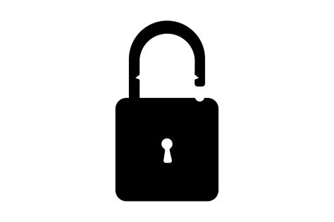 Security Protection Unlock Secure Icon Graphic By Prosanjit Creative Fabrica