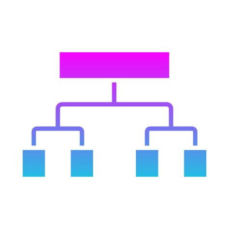 Hierarchical Structure Generic Gradient Fill Icon