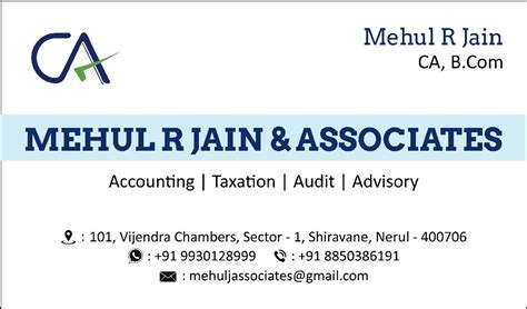 mehul jain on linkedin hello connections we at mehul r jain and associates strive to add value…