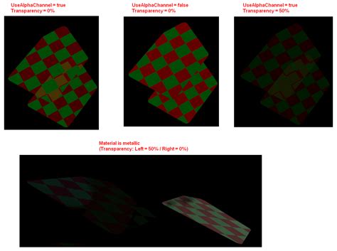 control transparency when using metallic materials forum open cascade technology
