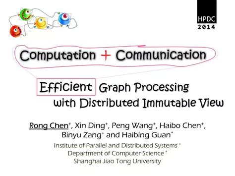 Ppt Efficient Graph Processing With Distributed Immutable View Powerpoint Presentation Id