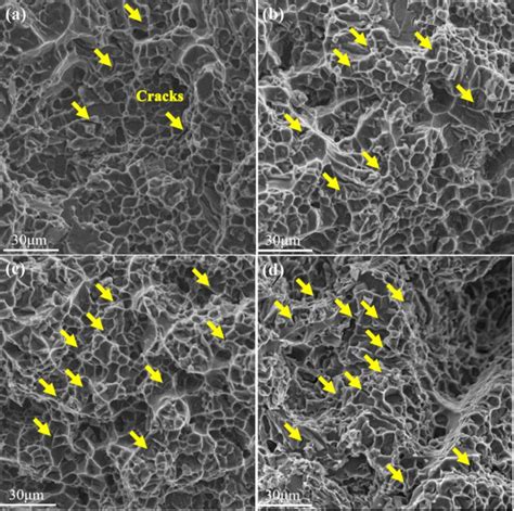 Fracture Surfaces Of The Alloys After T6 Treatment A A1 B A2 C Download Scientific