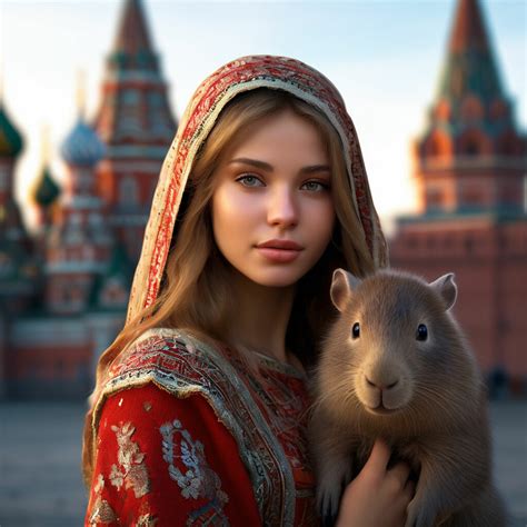 Beautiful Girl In A Russian Folk … — Image Created In Shedevrum