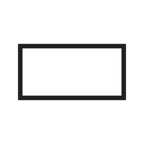 Rectangle Line Icon 7720859 Vector Art At Vecteezy