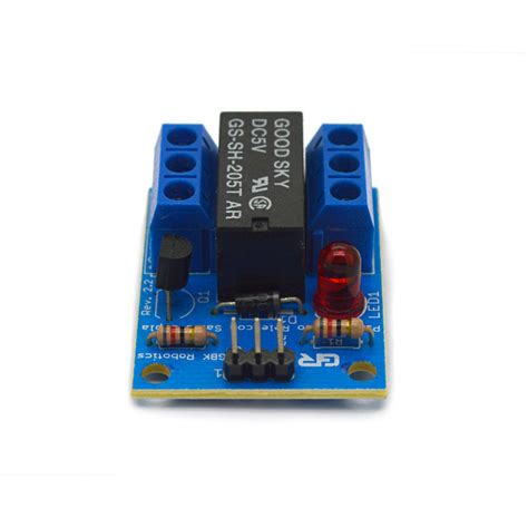 Módulo De Relé Duplo P3 10a5v Gbk Robotics Gc 137