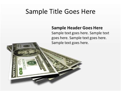 Money PowerPoint Template Background In Financial PowerPoint Ppt Slide Design Category The