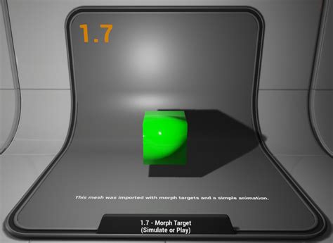 Morph Targets Unreal Engine Documentation