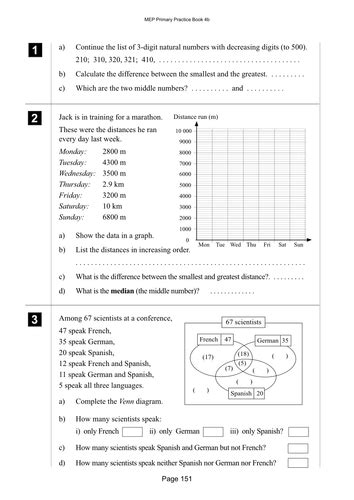 Yr 4 Handling Data Lesson 151 Teaching Resources