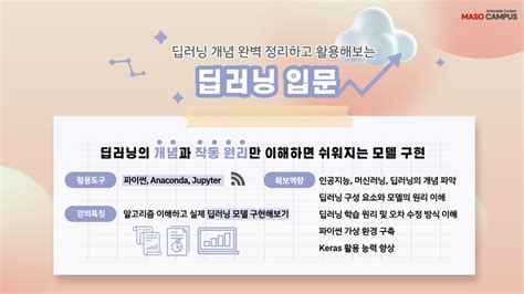 딥러닝 입문 마소캠퍼스