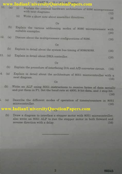 EC6504 Microprocessor And Microcontroller Nov Dec 2016 Question Paper