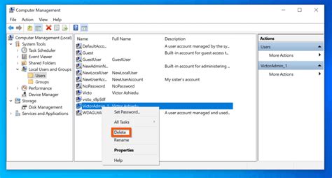 How To Delete Administrator Account Windows 10