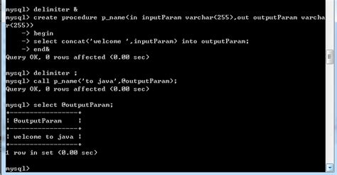 Java调用mysql的存储过程java 连接mysql执行存过 Csdn博客