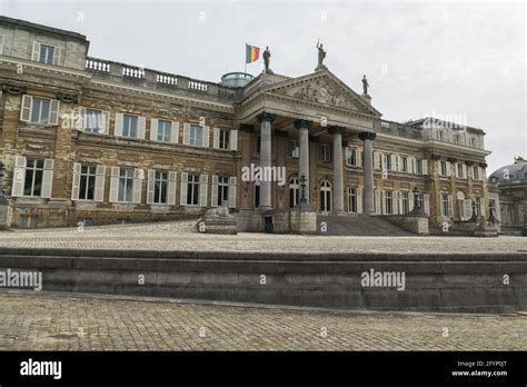 Brussels Belgium May 28 2021 The Castle Of Laeken Property Of The