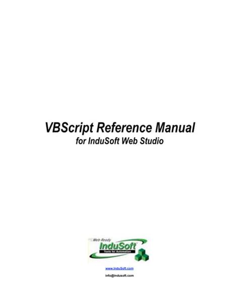 Vb Script Reference Pdf