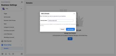 Verifying Your Domain On Facebook Using PixelYourSite