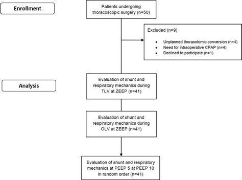 Flowchart Of The Study CPAP Continuous Positive Airway Pressure OLV Download Scientific