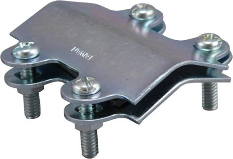 Stainless Steel One Piece Galvanized Repair Pipe Clamp With Two Bolt 2