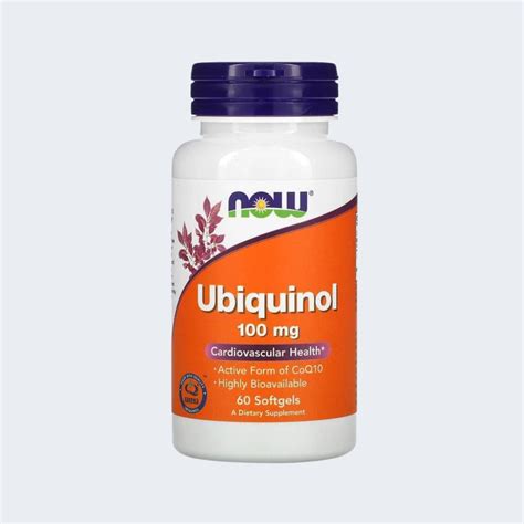 Coenzima Q10 Ubiquinol Kaneka 100mg 60 Softgels Now