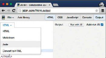 Faster Web Development Using The Jade Template Language