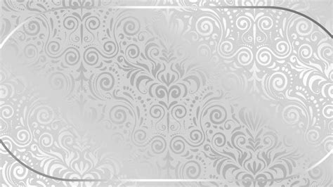 Best Silver Pattern Powerpoint Background For Presentation