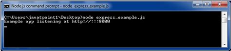 Install Expressjs Tpoint Tech