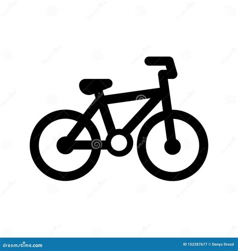 Bicycle Sign Icon Vector Bike Illustration Symbol On White Isolated