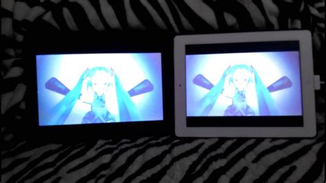 【初音ミク】galaxy Tabとnew Ipad で見比べてみた Youtube