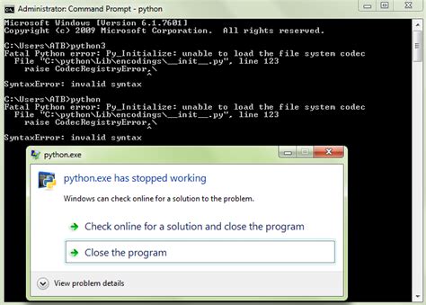 Windows X Fatal Python Error Py Initialize Unable To Load The Hot Sex Picture