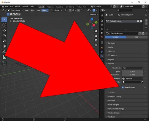 Rendering How Do I Hide The Object The Particles Are On Blender Stack Exchange
