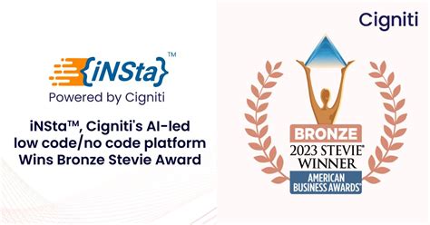 Cigniti Technologies On Linkedin Stevieaward Lowcode Nocode Selfhealing Testautomation