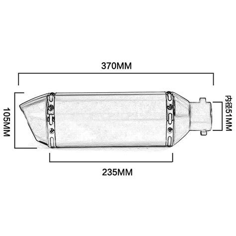 ท่อไอเสียรถจักรยานยนต์แบบรูคู่ รูเดียว ปลายท่อ ปลายท่อแต่ง Akrapovic ลายแคปล่า คอ2นิ้ว มีจุกลด