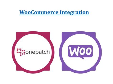 PPT Multi Channel WooCommerce Integration WooCommerce Order Management OnePatch PowerPoint