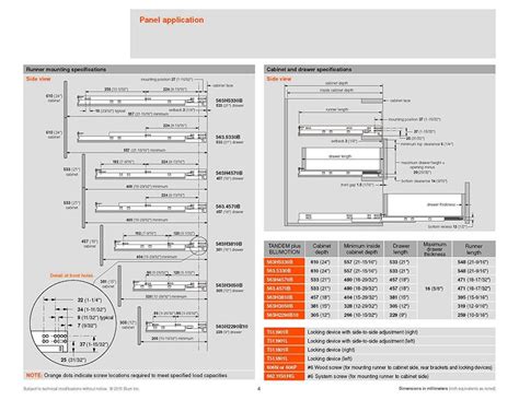 Blum Tandem Plus Blumotion Drawer Slides Complete Kit Advance Design And Technologies Inc