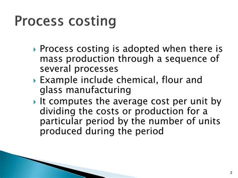 PPT Process Costing Explained PowerPoint Presentation Free Download ID 7417908