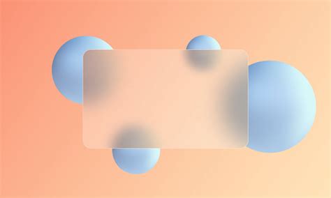 3d 트렌디하고 미래 지향적인 유리 형태 웹 사이트 랜딩 페이지 템플릿 떠 다니는 구체가있는 젖빛 유리 파티션 0명에 대한 스톡 벡터 아트 및 기타 이미지 Istock