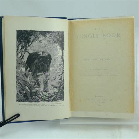 The Jungle Book By Rudyard Kipling Very Good Hardcover 1894 1st