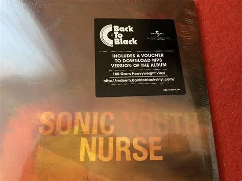 Sonic Youth Sonic Nurse Rare Mint Sealed Back On Black