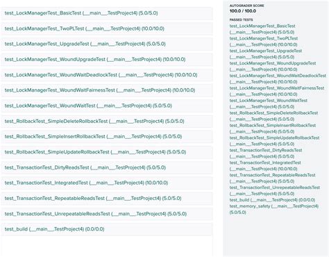 cmu 15 445 project 4 concurrency control