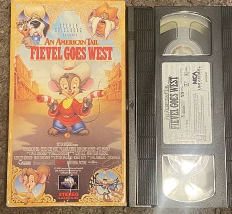 An American Tail Fievel Goes West Vhs 1992 £1135 Picclick Uk