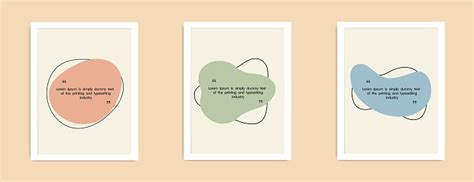 따옴표 프레임 빈 템플릿 집합입니다 중반 세기 현대 그래픽 텍스트의 빈 템플릿 빈 거품의 음성 따옴표 미드센추리 스타일에 대한