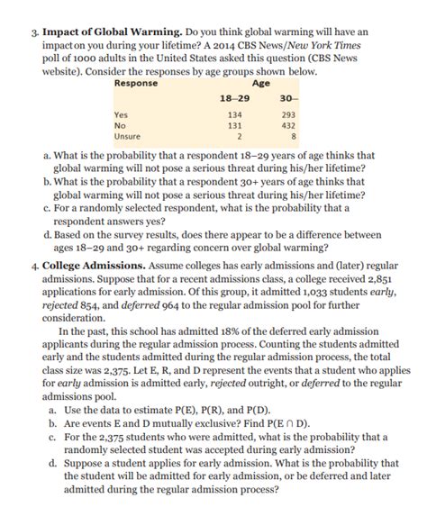Solved 3 Impact Of Global Warming Do You Think Global